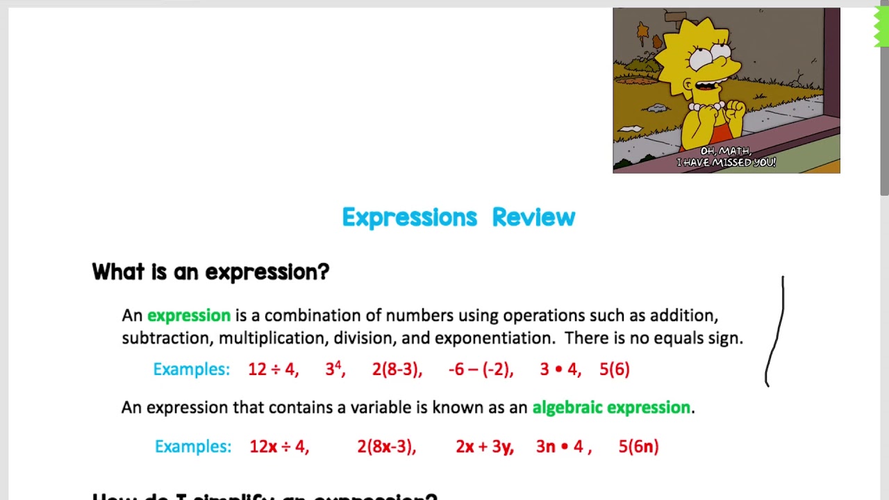 Expression review. 11/30 - YouTube