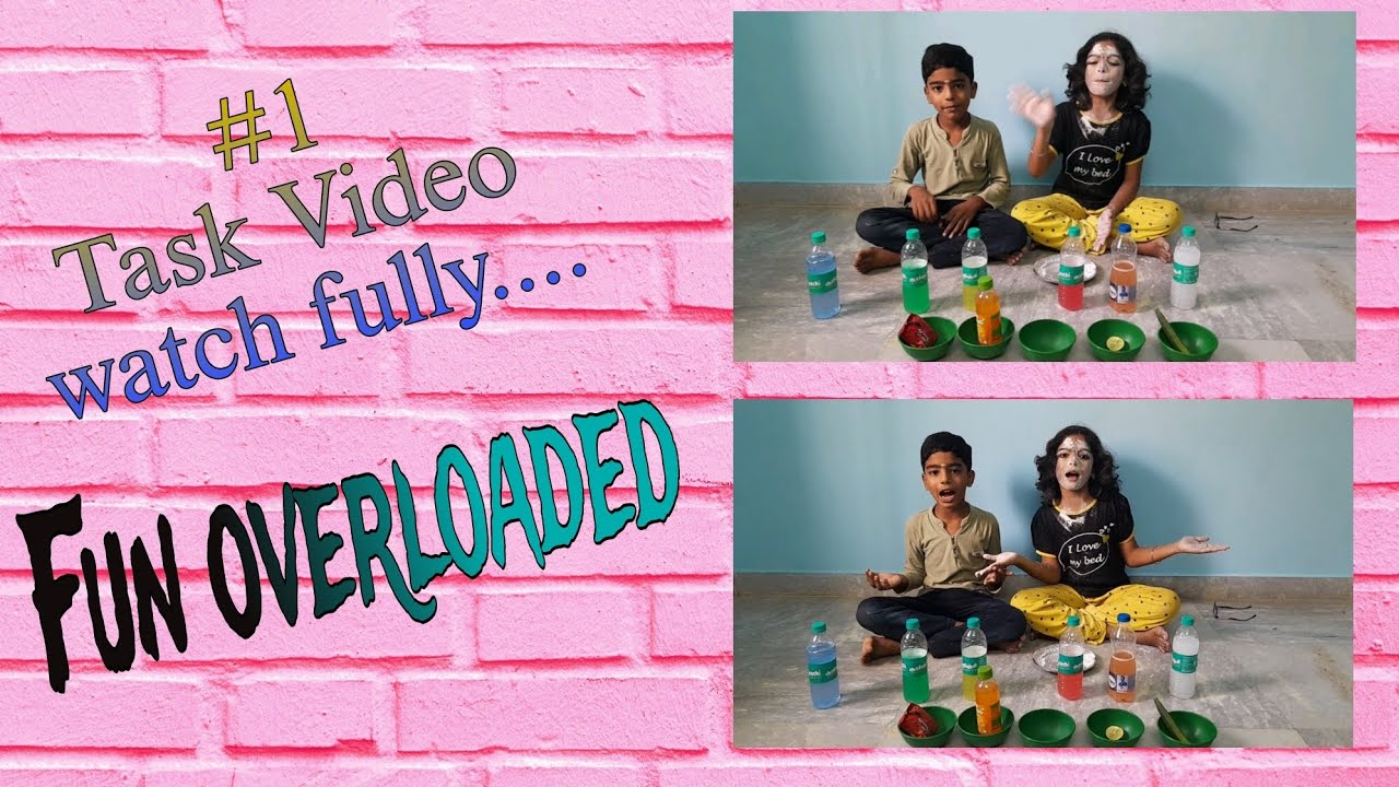 #1Task video fun overloaded please watch the full video #gameplay #task #trending #viral #comedy ...