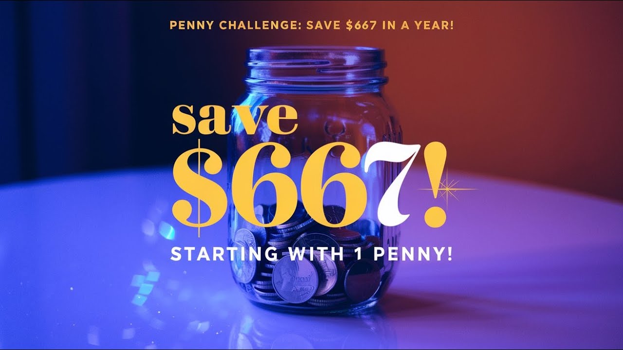 The Penny Challenge: Save Big, Starting Small! 💰 - YouTube