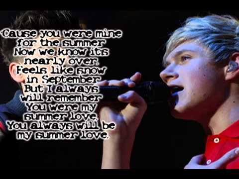 One Direction - Summer love (lyrics) - YouTube