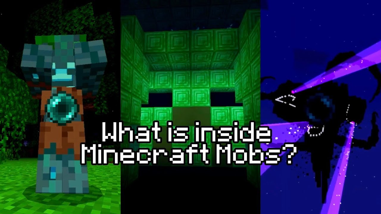 What is inside Minecraft Mobs? - YouTube