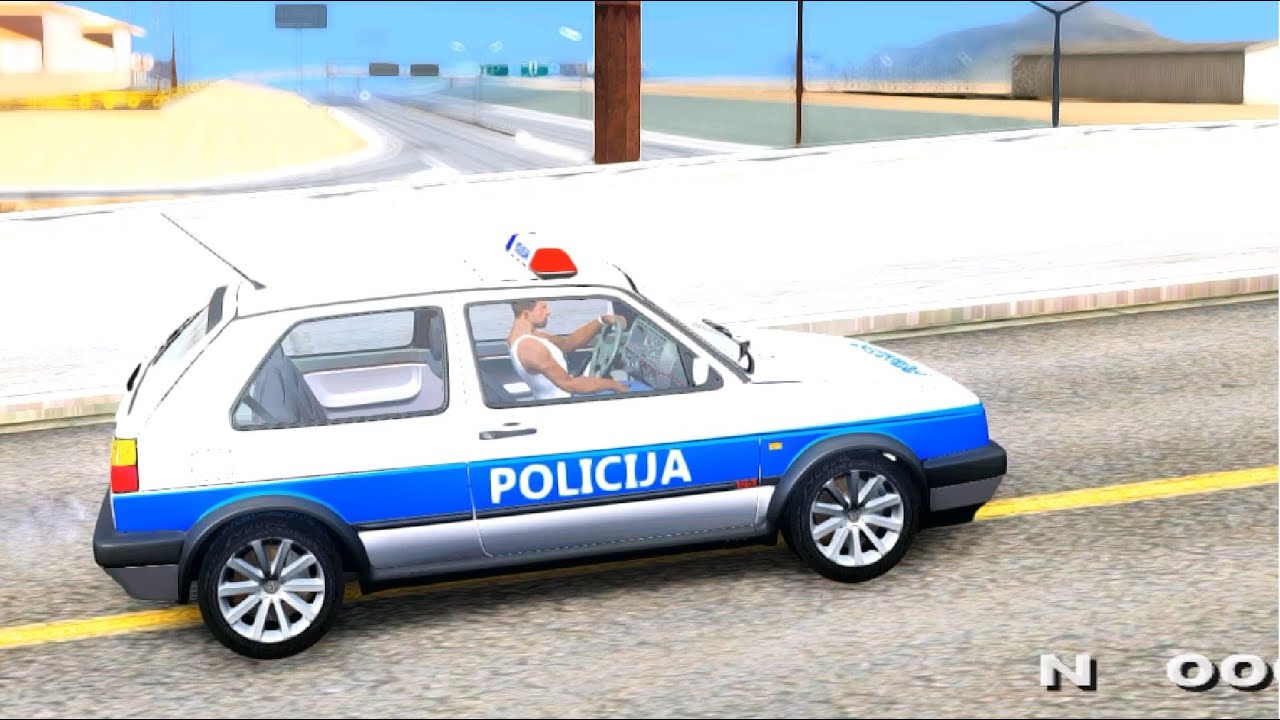 Volkswagen Golf Mk2 Policija _REVIEW - YouTube
