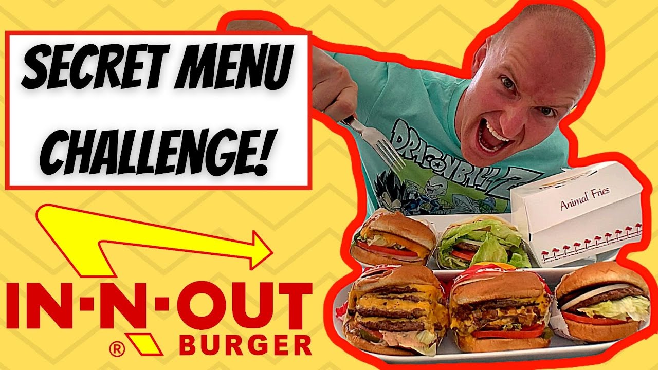IN N OUT BURGER ENTIRE SECRET MENU | In N Out Not So Secret Menu ...