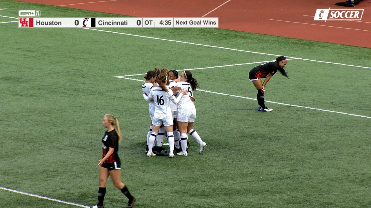 Women's Soccer Recap: Cincinnati 1, Houston 0 (OT) - YouTube