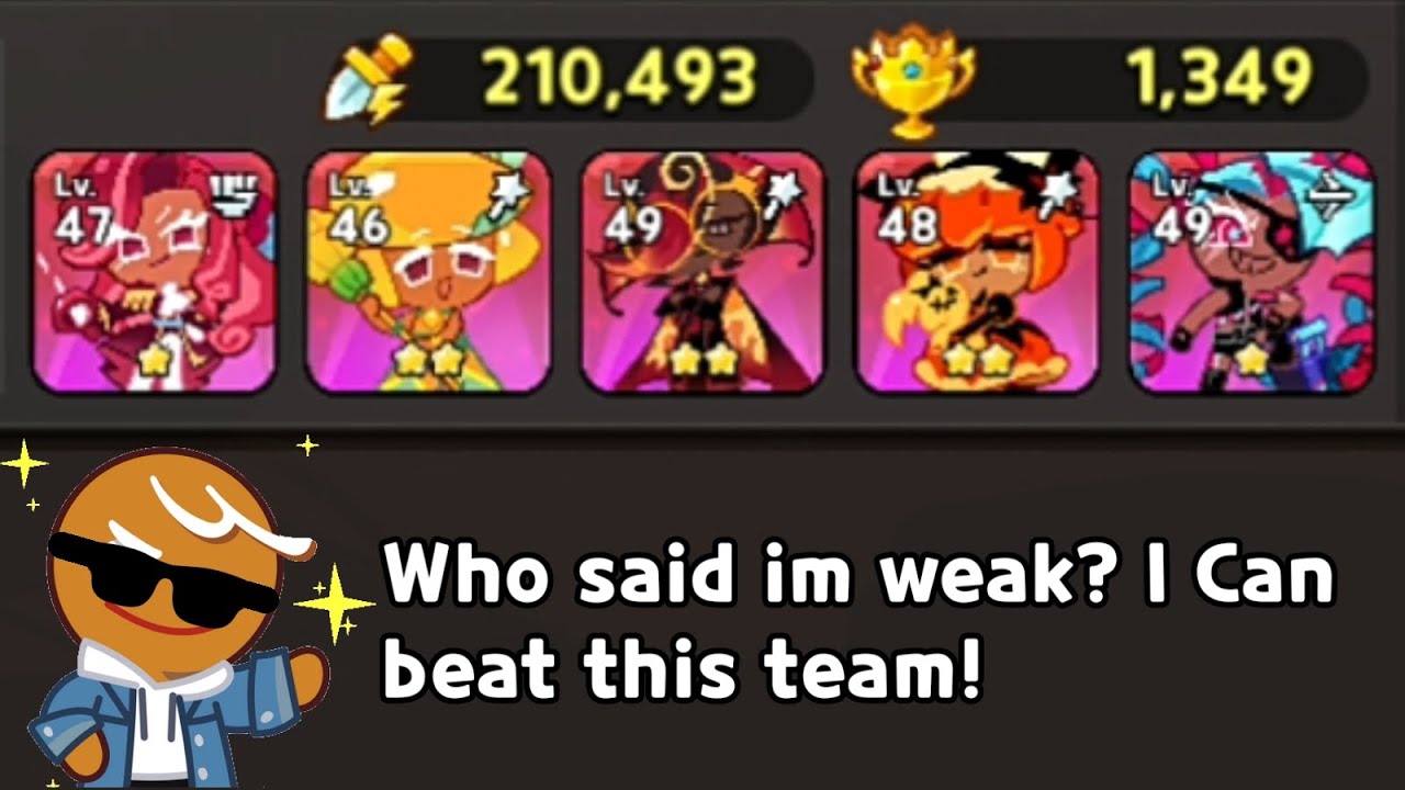 This team was beated by Gingerbrave Cookie! - Cookie Run Kingdom - YouTube