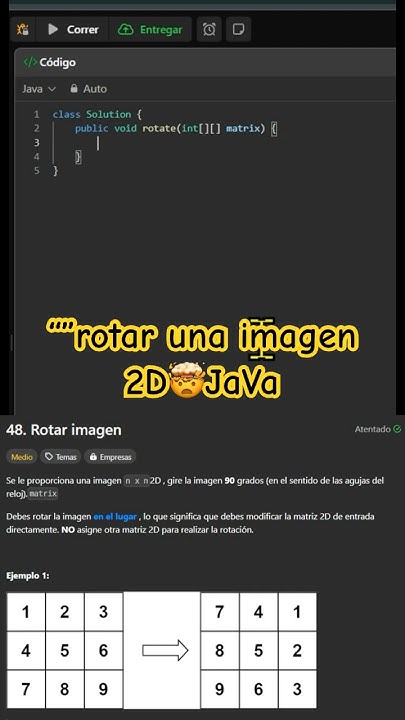 Como rotar una imagen 2D en programación con java #backend #ingenieria #clip #trend - YouTube