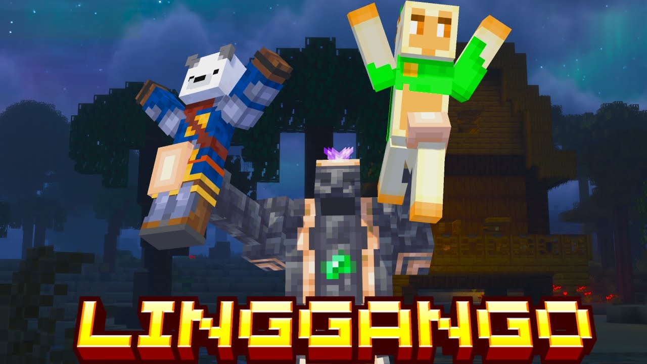 Fighting the FIRST BOSS in This Terraria Minecraft Mod! - Linggango Ep ...