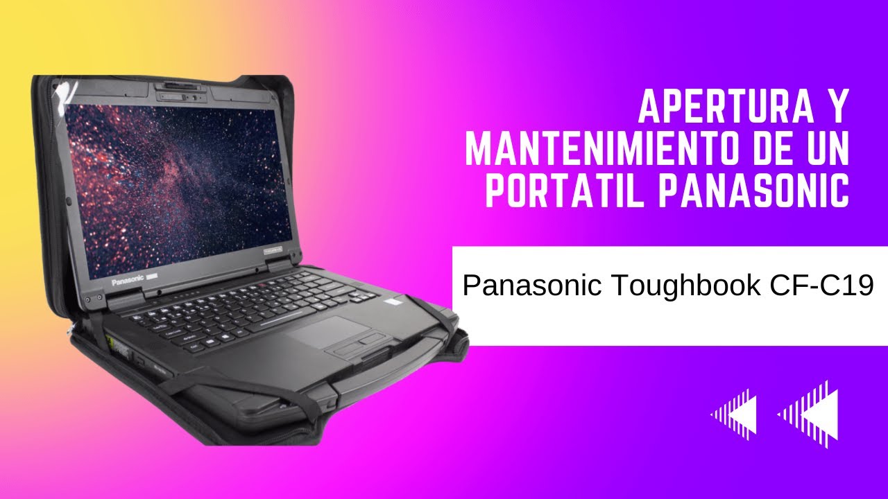 Cómo Abrir y Realizar el Mantenimiento de un Panasonic Toughbook CF-C19 Paso a Paso - YouTube