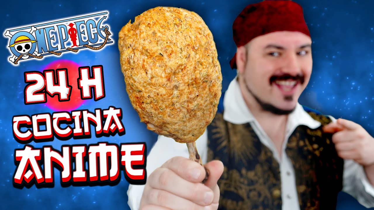 24 Horas COCINANDO Comida de Anime de ONE PIECE, Demon Slayer y ...