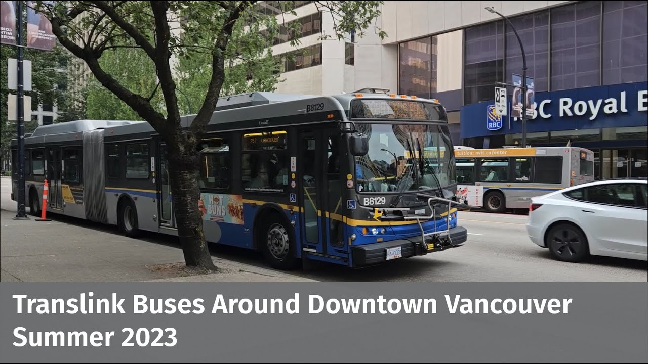 The Translink buses around downtown Vancouver - Summer 2023 edition ...