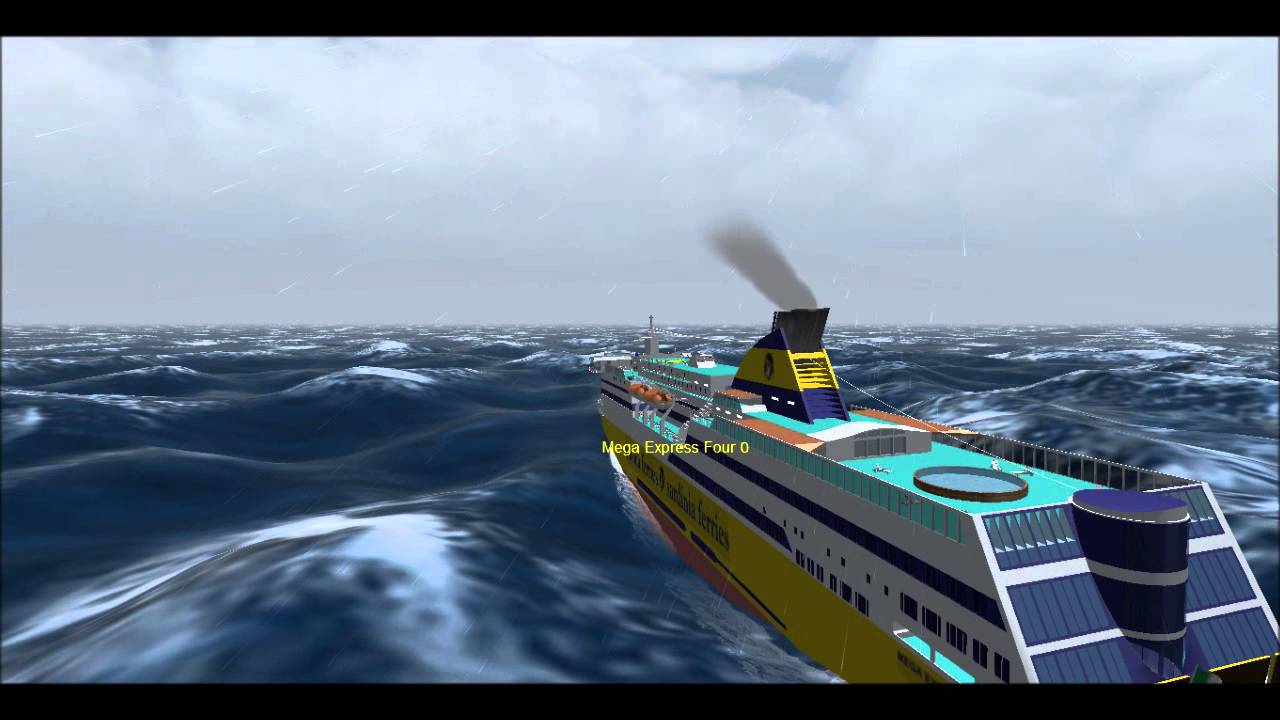 Virtual sailor - Mega express four nella TEMPESTA!!!! - YouTube