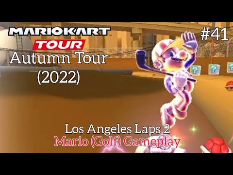 Mario Kart Tour 🍂🌇🌃 "Autumn Tour (2022)" 🌃🌇🍂 - Los Angeles Laps 2 ...