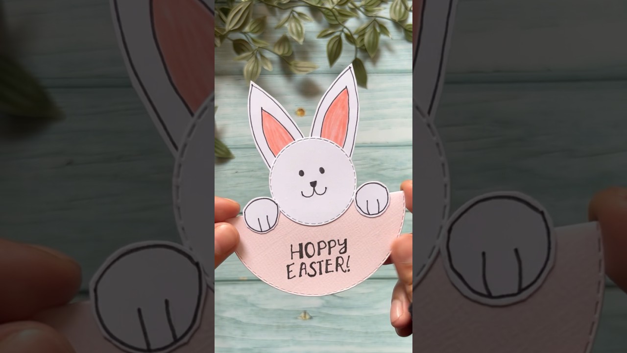 DIY Easter Mini Card #diy #handmade #homemade #greetingcard #cards #craft #ideas #art # ...