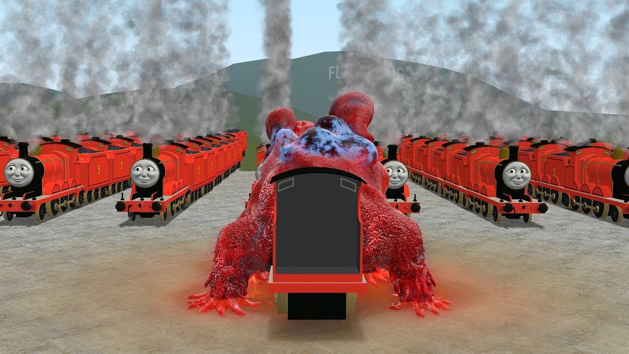I BECAME CURSED JAMES THE TRAIN In Garry's Mod! Thomas and Friends ...