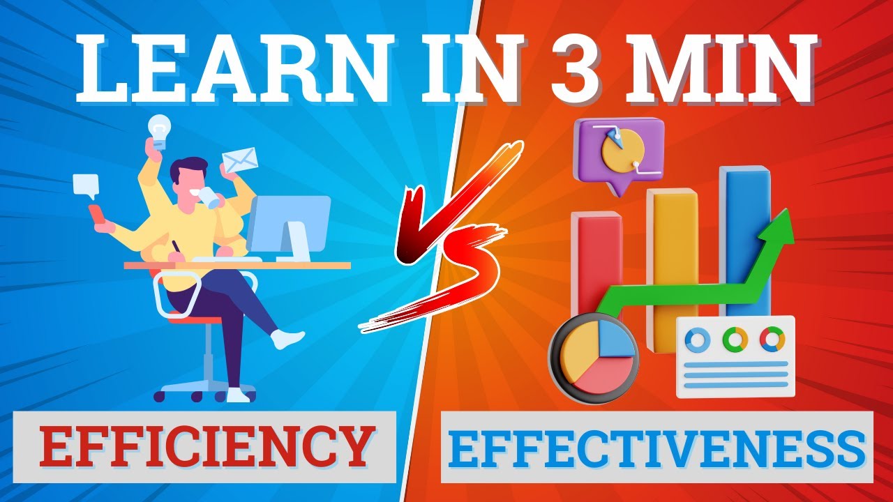 Efficiency vs Effectiveness - YouTube