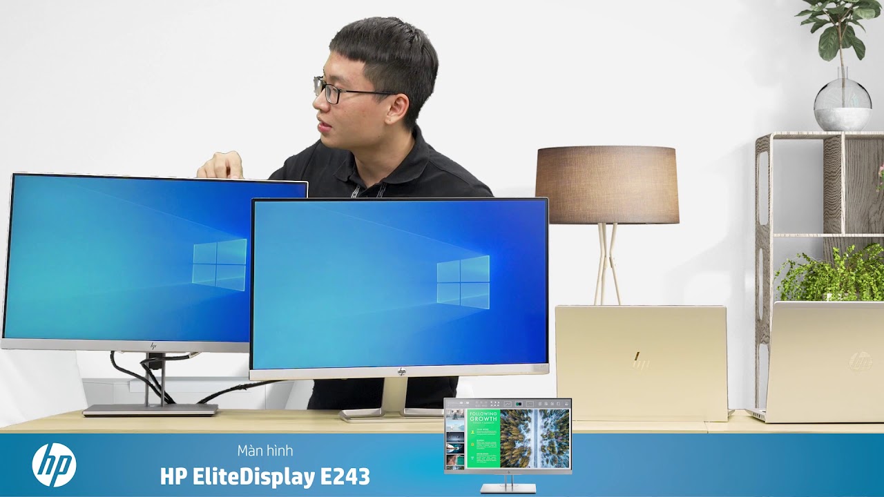 Màn hình HP EliteDisplay E243 - YouTube