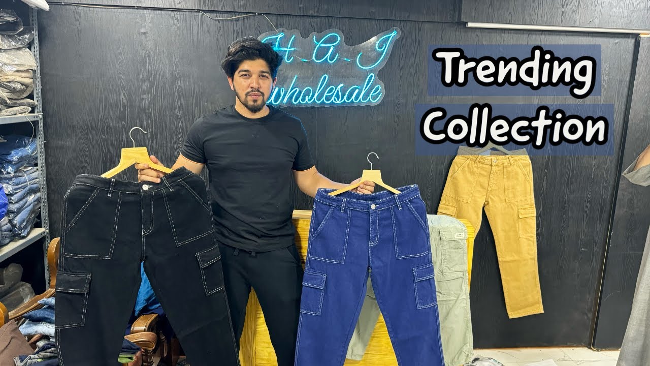 Assorted jeans, T-shirts, Trackpant wholesale / super Collection - YouTube