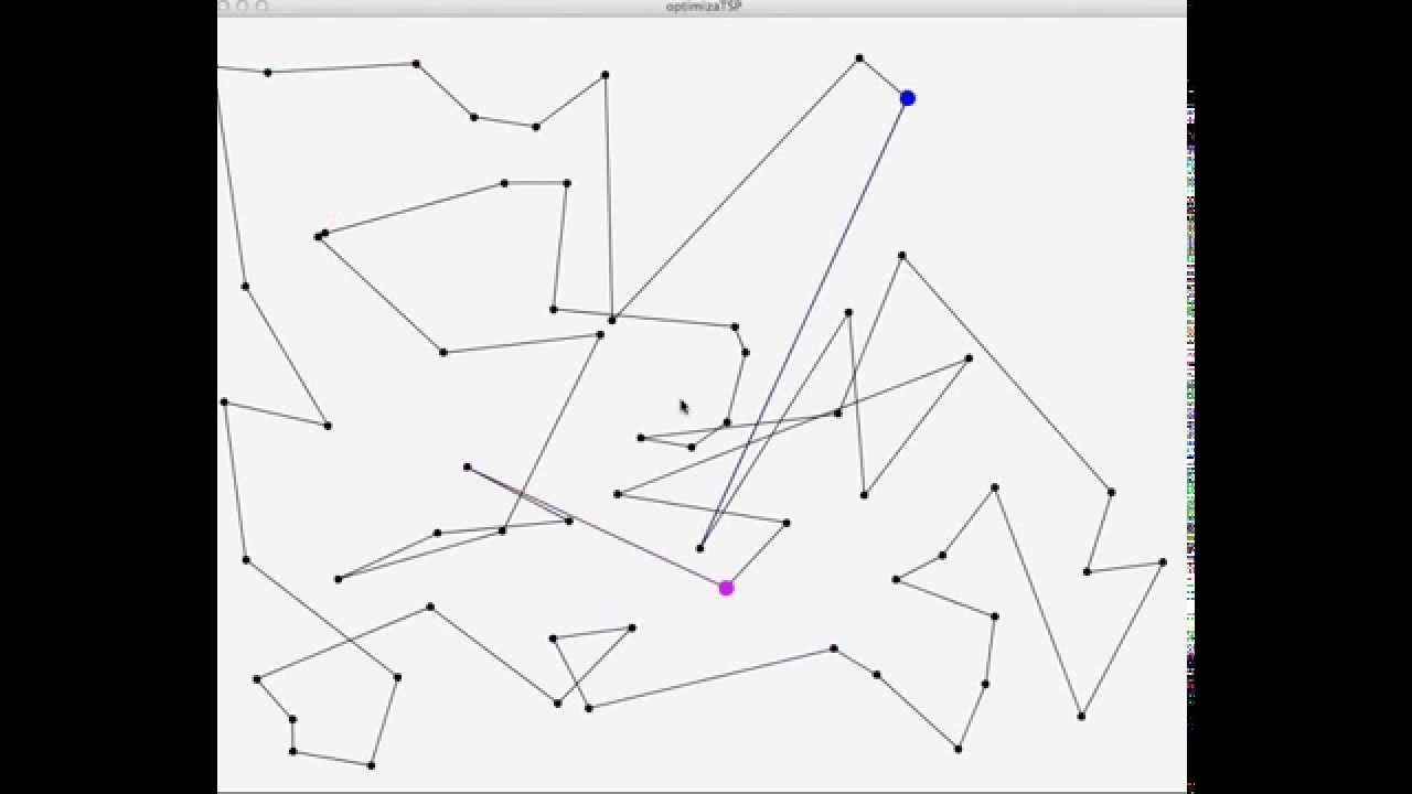 TSP solver demo - YouTube