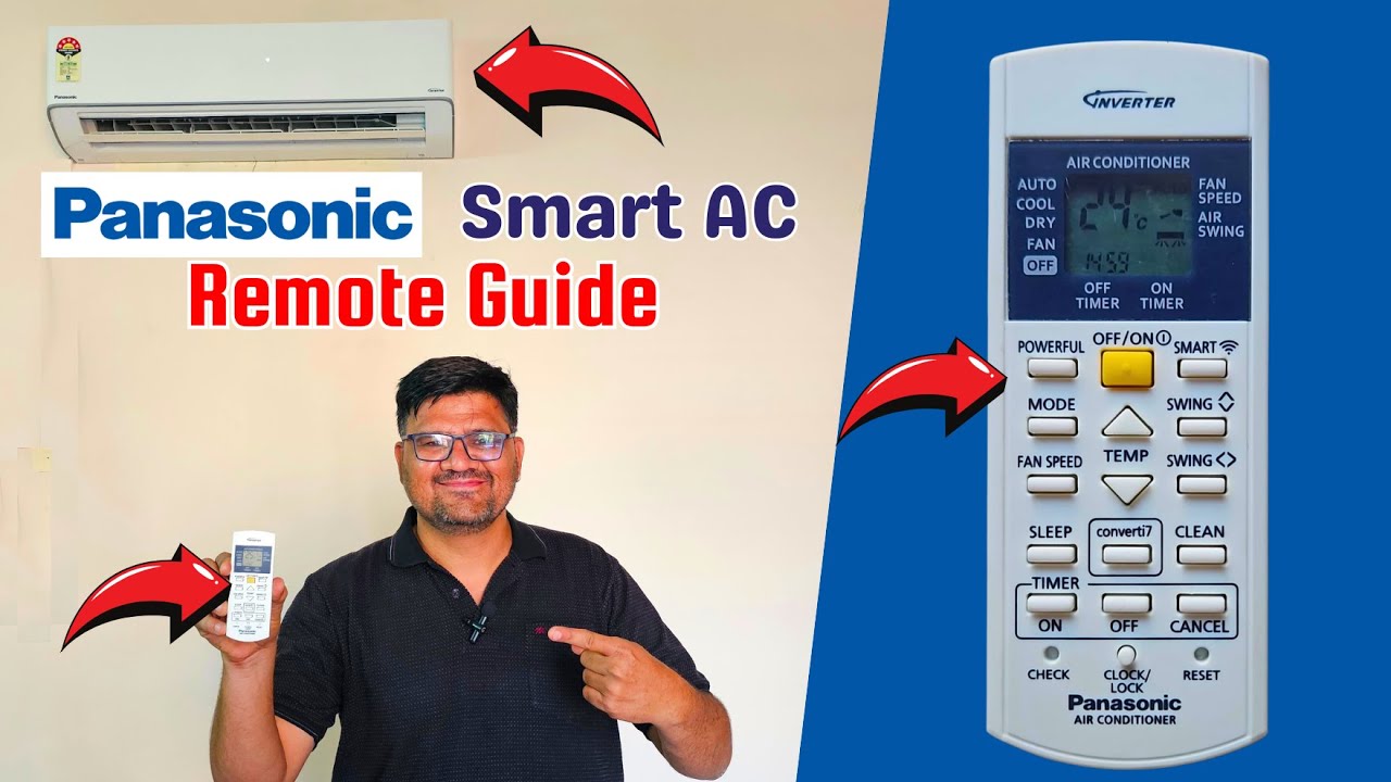 Panasonic AC Remote 2025 ⚡ Panasonic Smart AC Remote Guide 📱 Panasonic Remote Functions ...