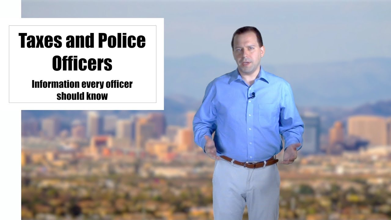 Tax Tips for Police Officers - YouTube
