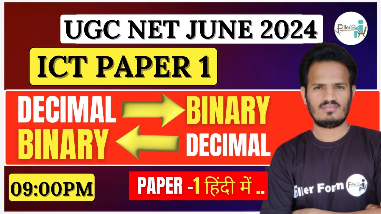 0900 Pm Binary Number To Decimal Question 2024 Ugc Net Paper 1 Free