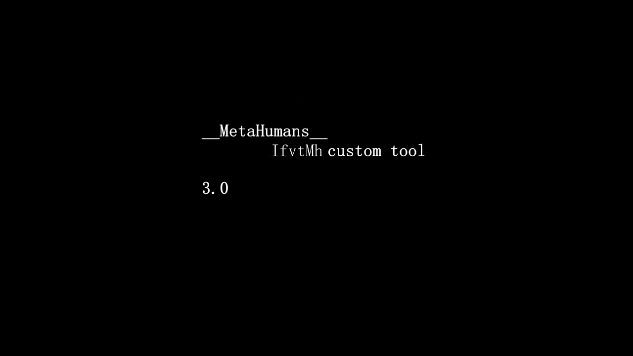metahuman custom 3 0 metatools Install - YouTube