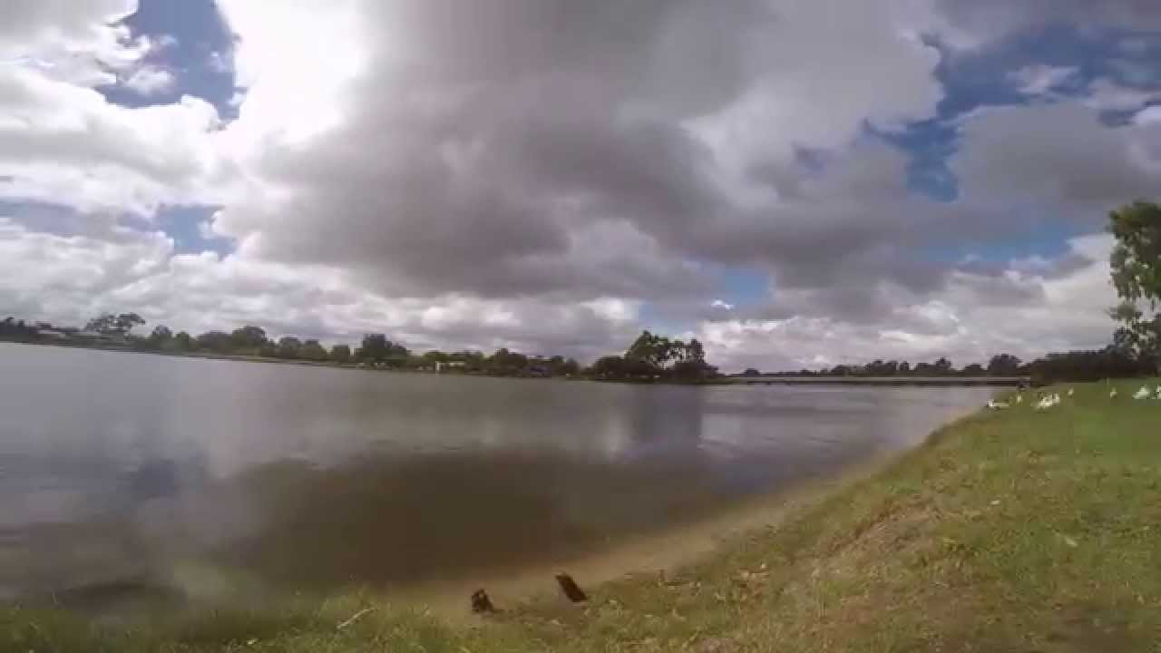 Riverton Bridge - storm clouds time-lapse - YouTube