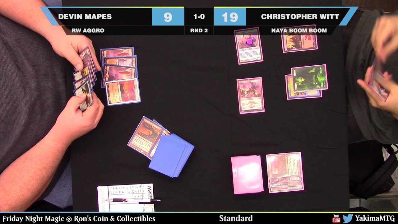Devin Mapes vs Christopher Witt FNM at Ron's - YouTube