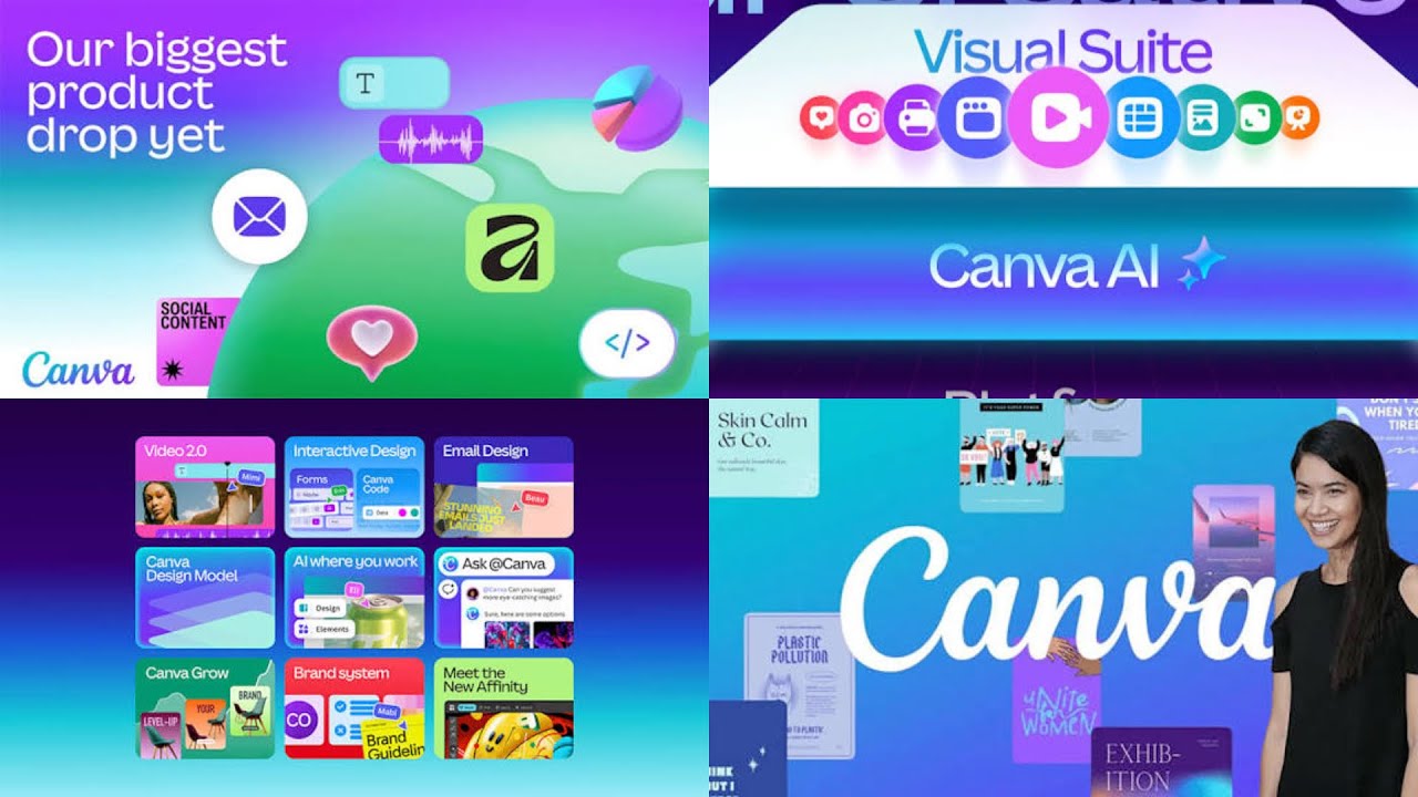 CANVA ROLLS OUT ITS OWN AI MODEL AND CREATIVE OPERATING SYSTEM - YouTube