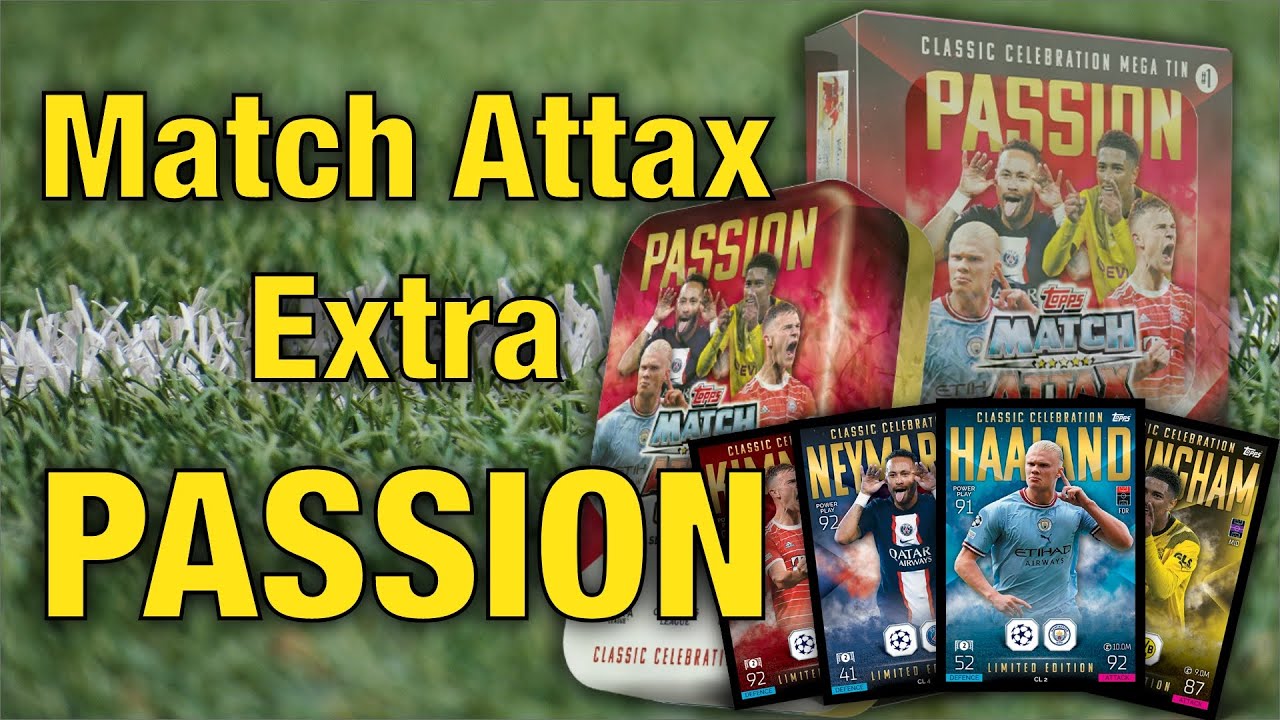 Topps Match Attax Extra - Passion nagy fémdoboz bontás - YouTube