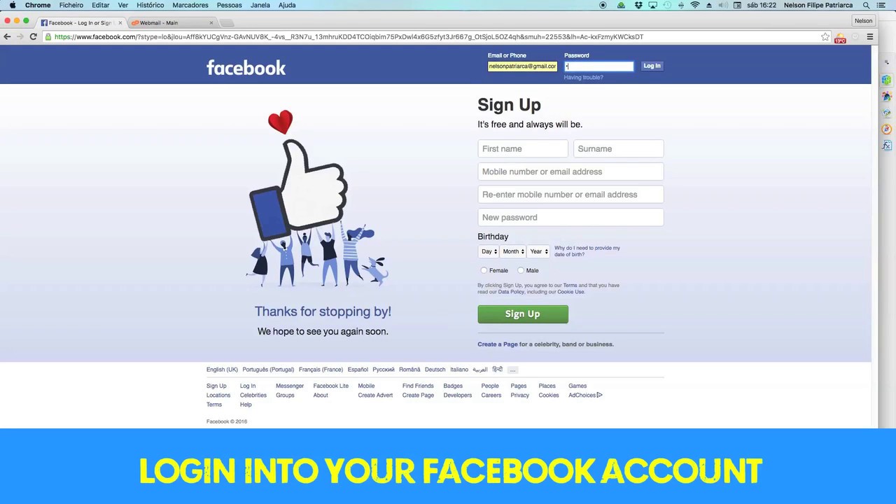 DIY: How to backup your Facebook account - YouTube