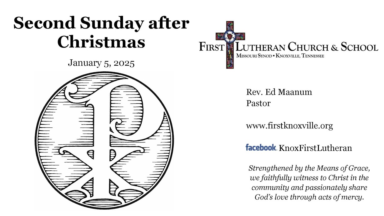 Second Sunday After Christmas, Jan 5 2025 - YouTube