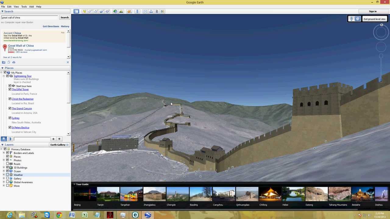 Google Earth Tutorial and Sight Seeeing Tour - YouTube