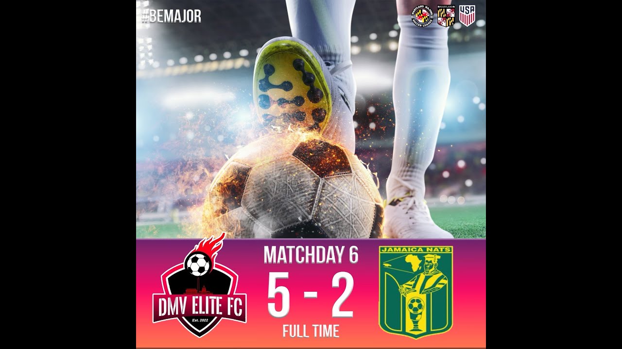 DMV Elite FC vs Jamaica Nats (5-2) MMSL Fall22 11-06-2022 - YouTube