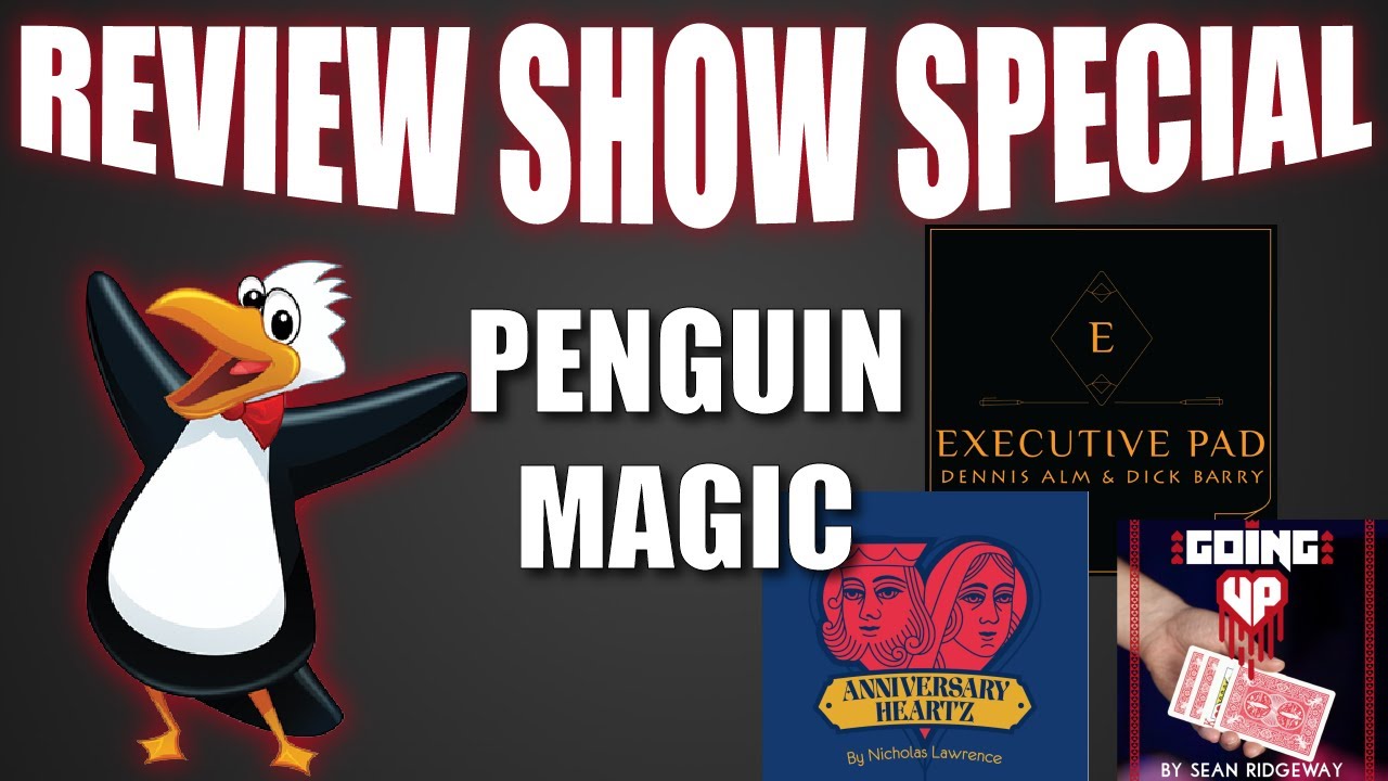 Penguin Magic - Going Up, Anniversary Hearts & Executive Pad | Review Show Special - YouTube