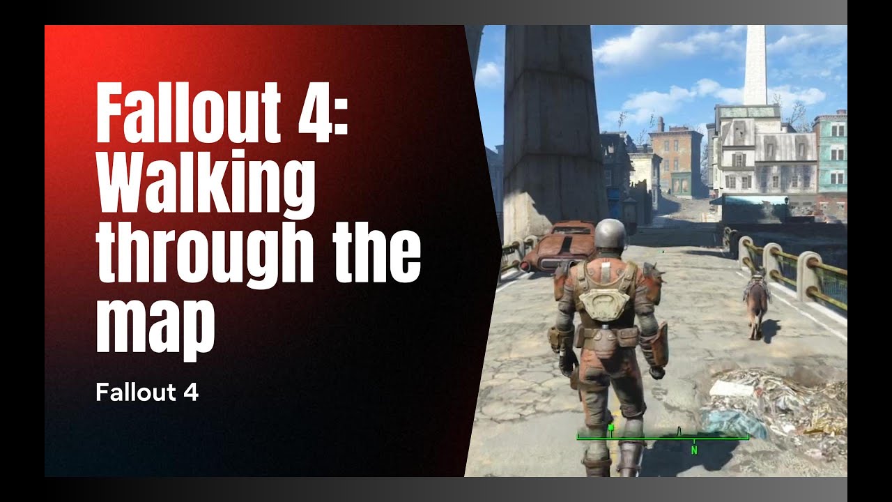 Fallout 4: Walking through the map - YouTube