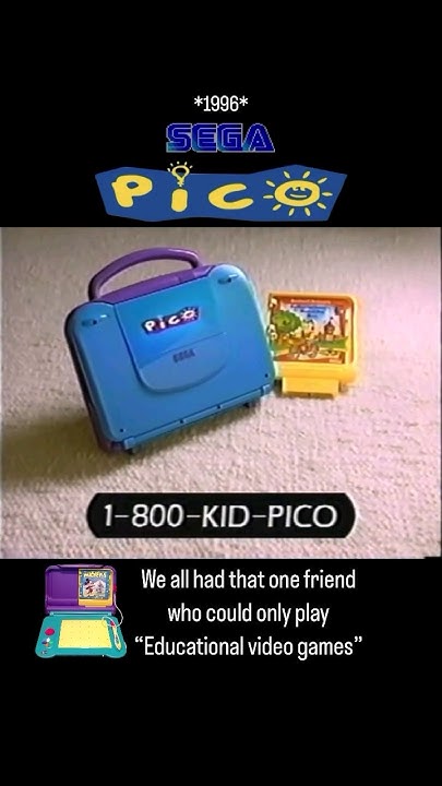 Sega Pico Commercial 1996 #nostalgia #90s - YouTube