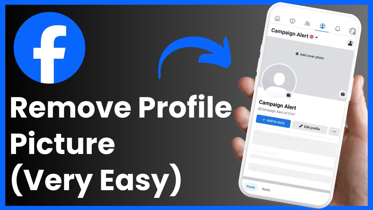 How To Remove Profile Picture On Facebook ! - YouTube
