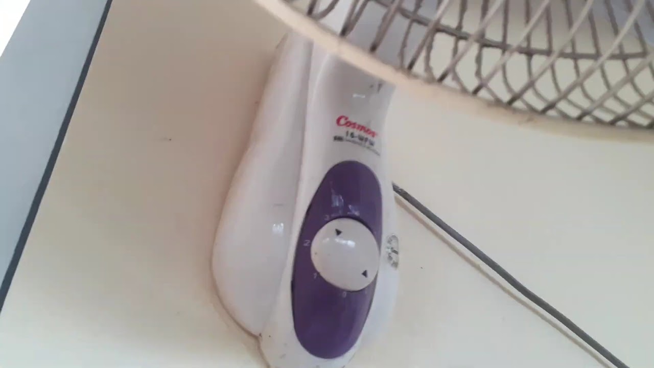 16" Cosmos Wall Fan (2 of 2) - YouTube