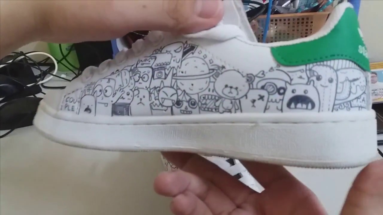 CUSTOM #5: STAN SMITH X COUPLE DOUDLE - YouTube