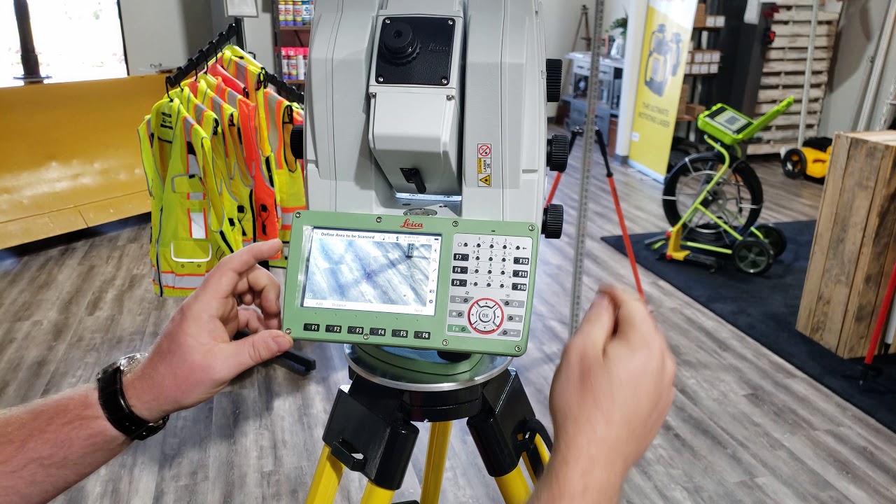 Leica MS60 Scan Subgrade Calc Volume to Finish Floor - YouTube