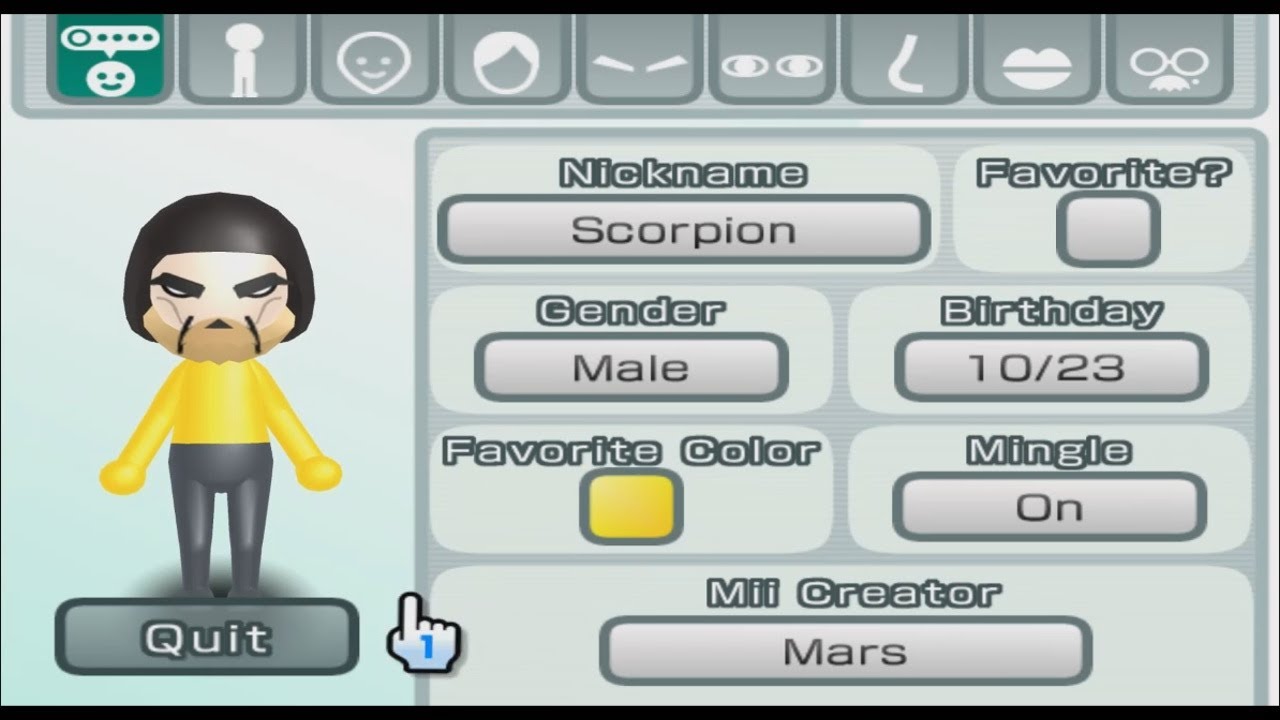 Scorpion - Mortal Kombat - Mii 1160 - YouTube