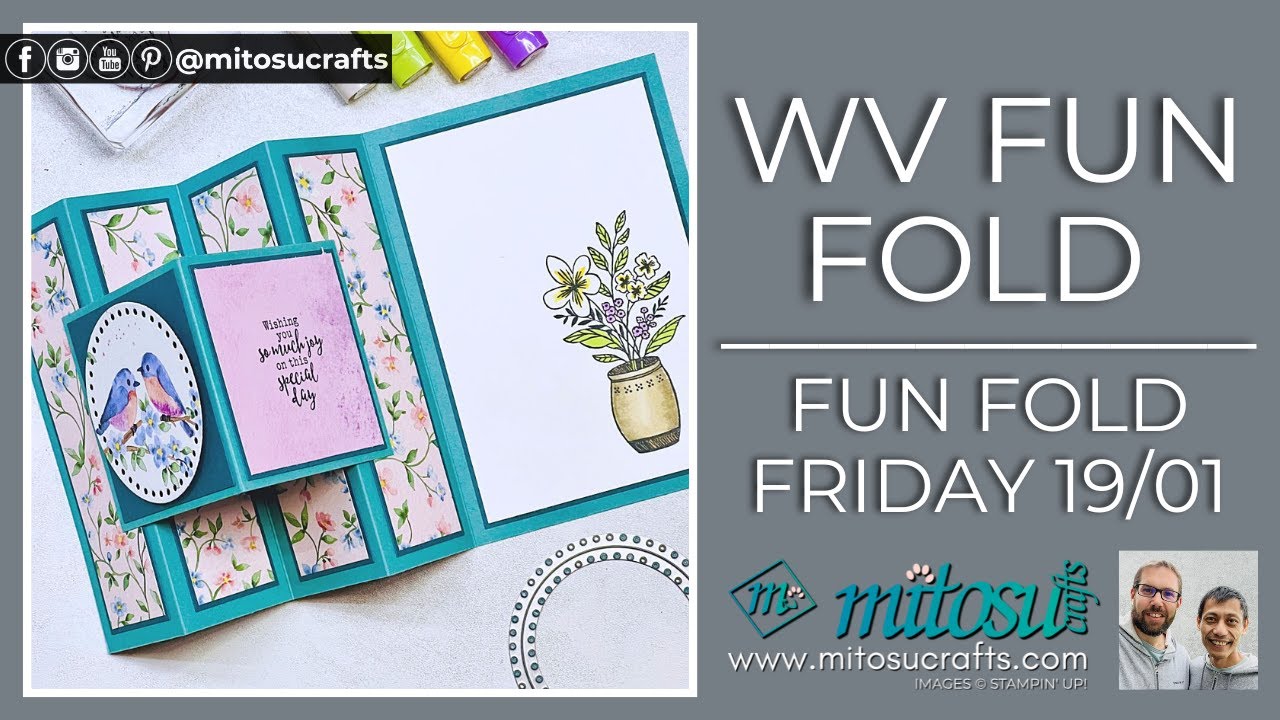WV Fun Fold Friday Tutorial with Sale-a-bration DSP & Everyday Details ...