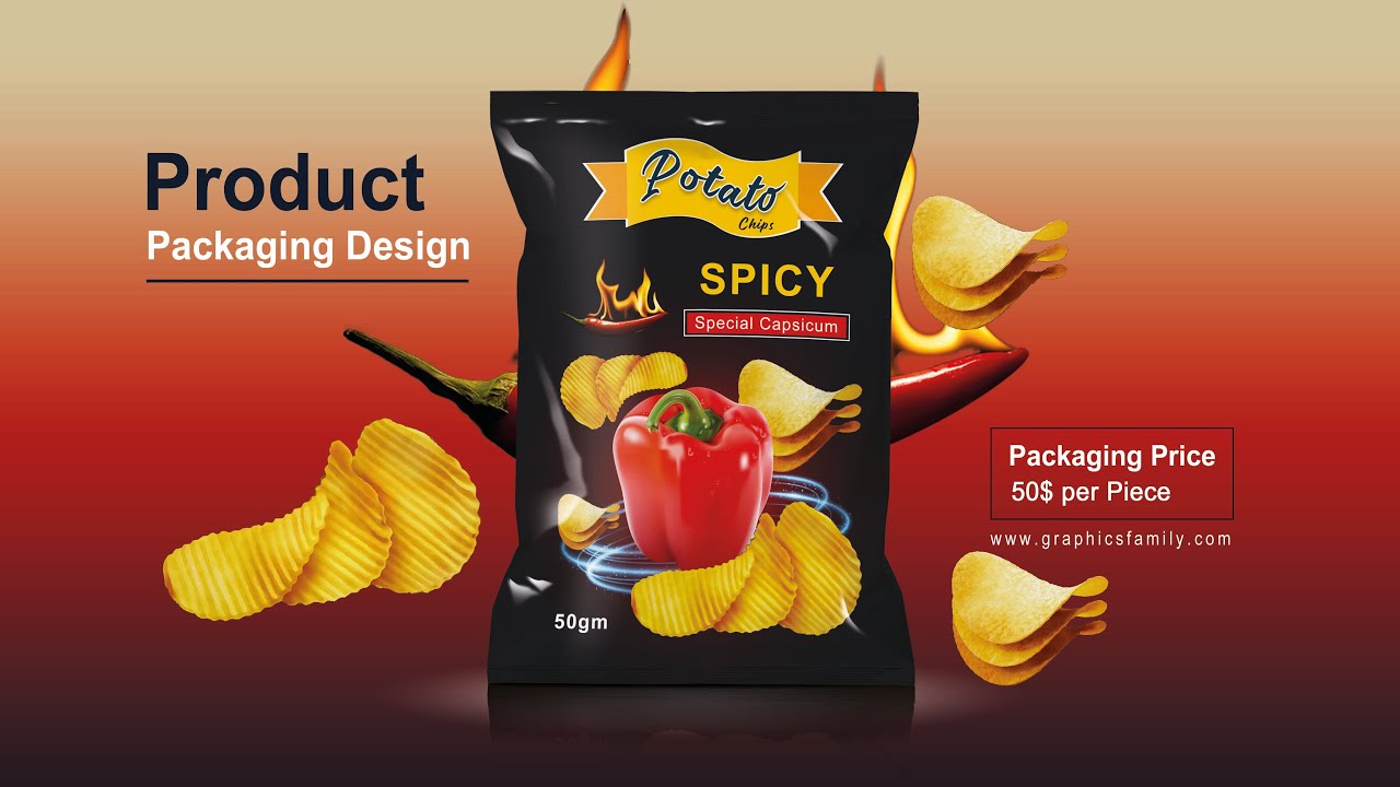 Product Packaging Design Tutorial Photoshop - YouTube
