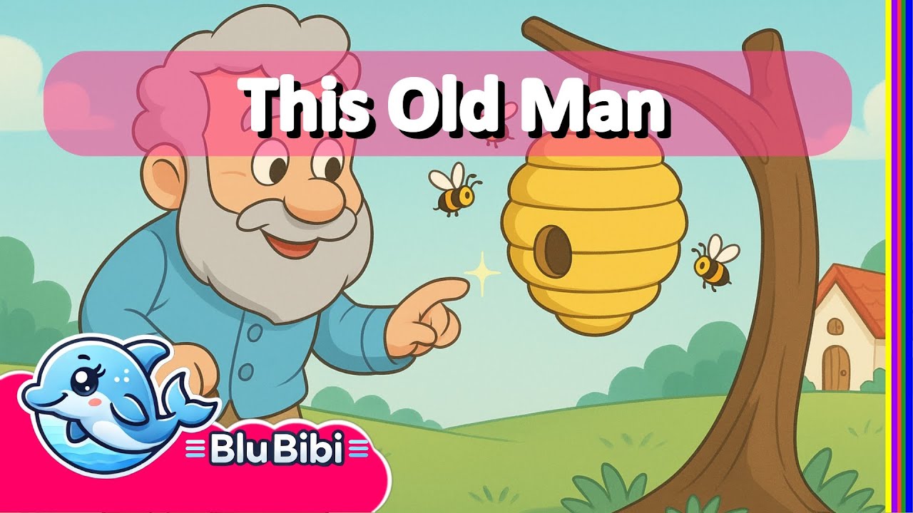 This Old Man Nursery Rhyme Animation │ 2D Disney-Style Toddler Rhythm ...