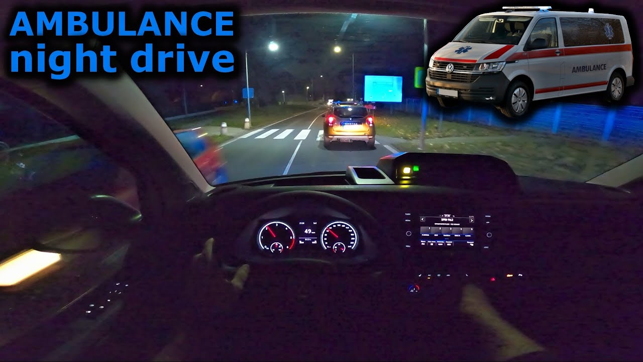Ambulance Driving At Night
