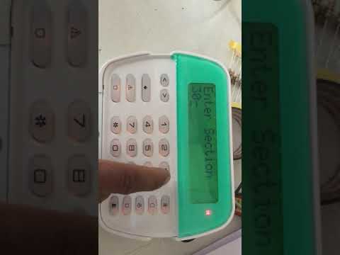 DSC panel 8 zone normal programming - YouTube