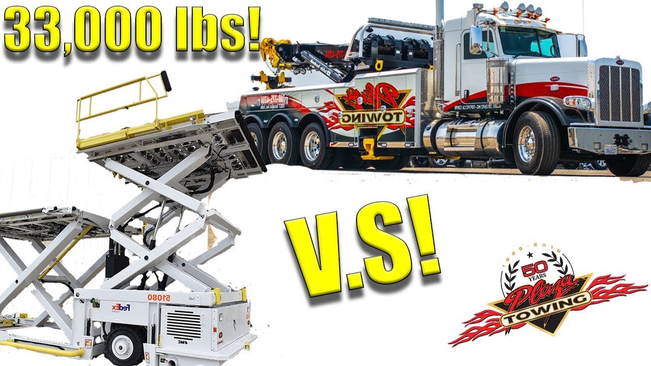 Lifting 32,000 Pound Cargo Loader With Rotator | FMC Commander 15 - YouTube