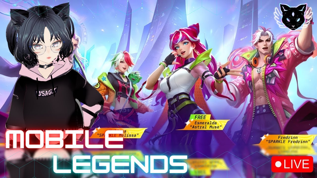 【🔴LIVE VERTIKAL】FARMING PIALA MCL I LIVE STREAM MOBILE LEGENDS【Vtuber ...