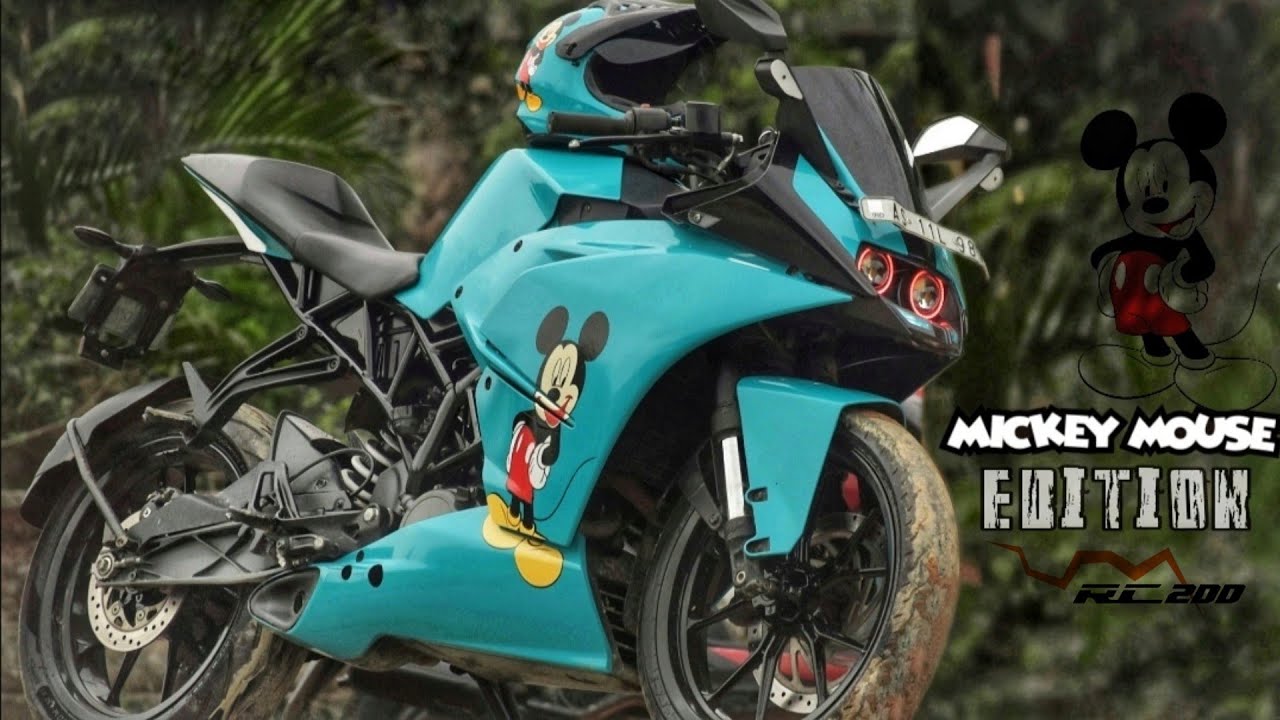 KTM rc 200 Modified New 2022 Style Micky mouse Edition 2 || kTM rc 200 ...